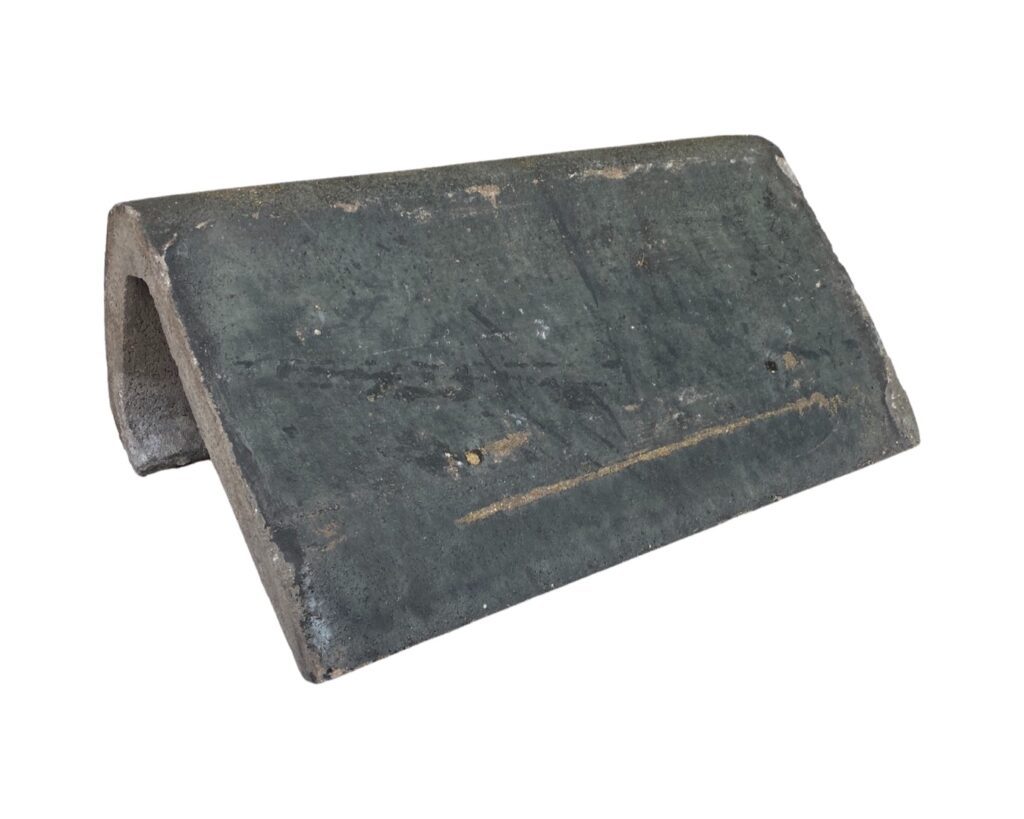 Black Concrete Mono Ridge Tile - Rainline